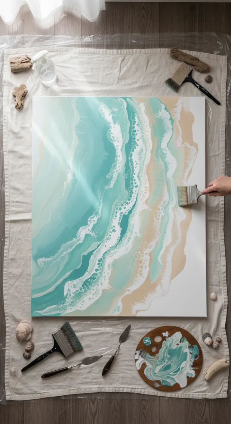 33 cuadros DIY con efecto acuarela en tonos suaves - Hauszi España